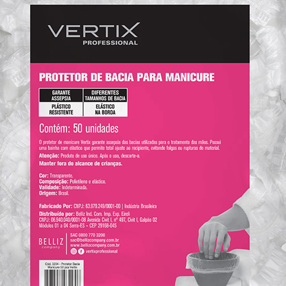 Protetor Bacia Manicure Vertix - Vertix