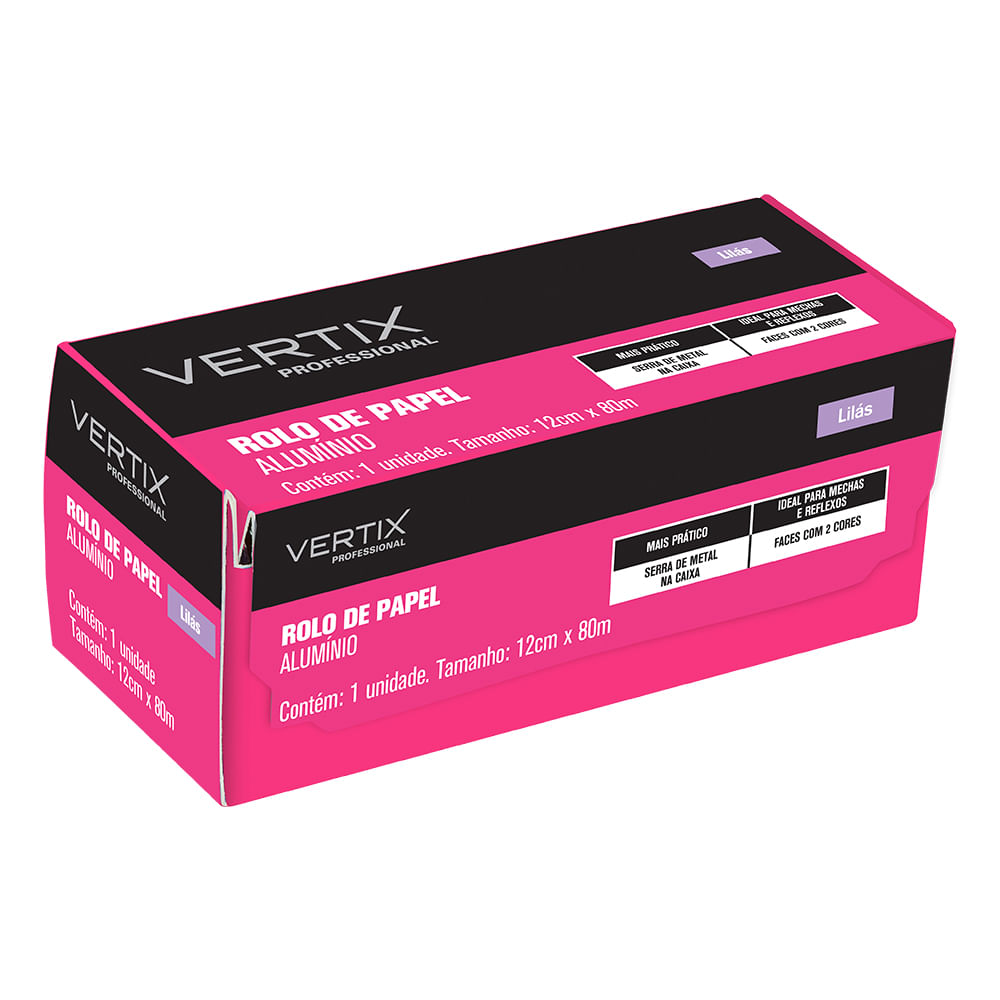 Rolo de Papel Alumínio Para Tintura Color Vertix - Vertix