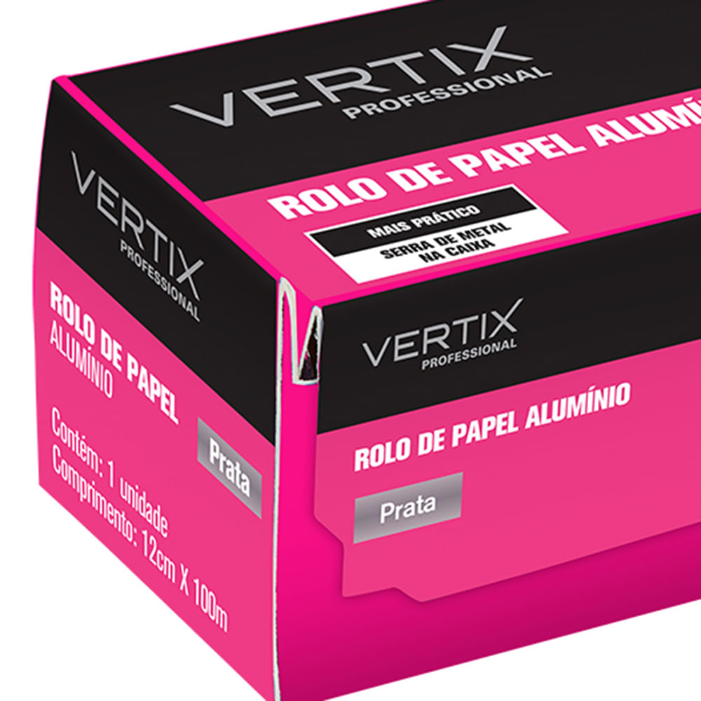 Rolo de Papel Alumínio Para Tintura 100M Vertix - Vertix