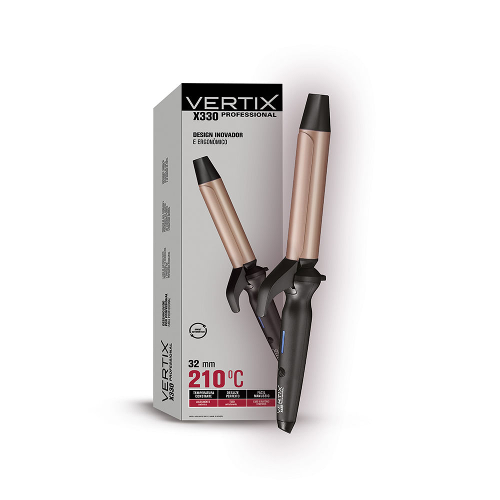 Modelador de Cabelo Profissional X330 32mm X 130mm Vertix - Vertix
