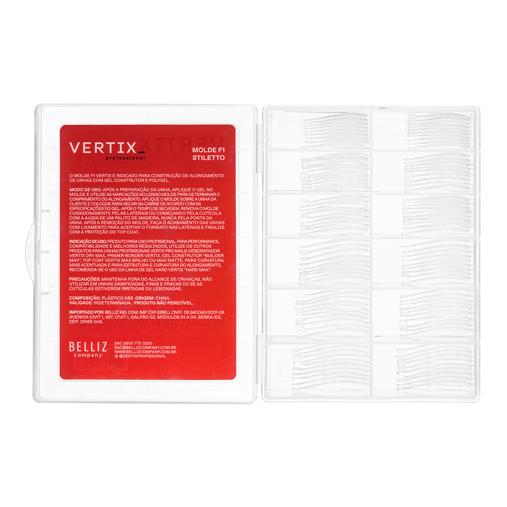Molde F1 Vertix Stiletto 120 PÇS - Vertix